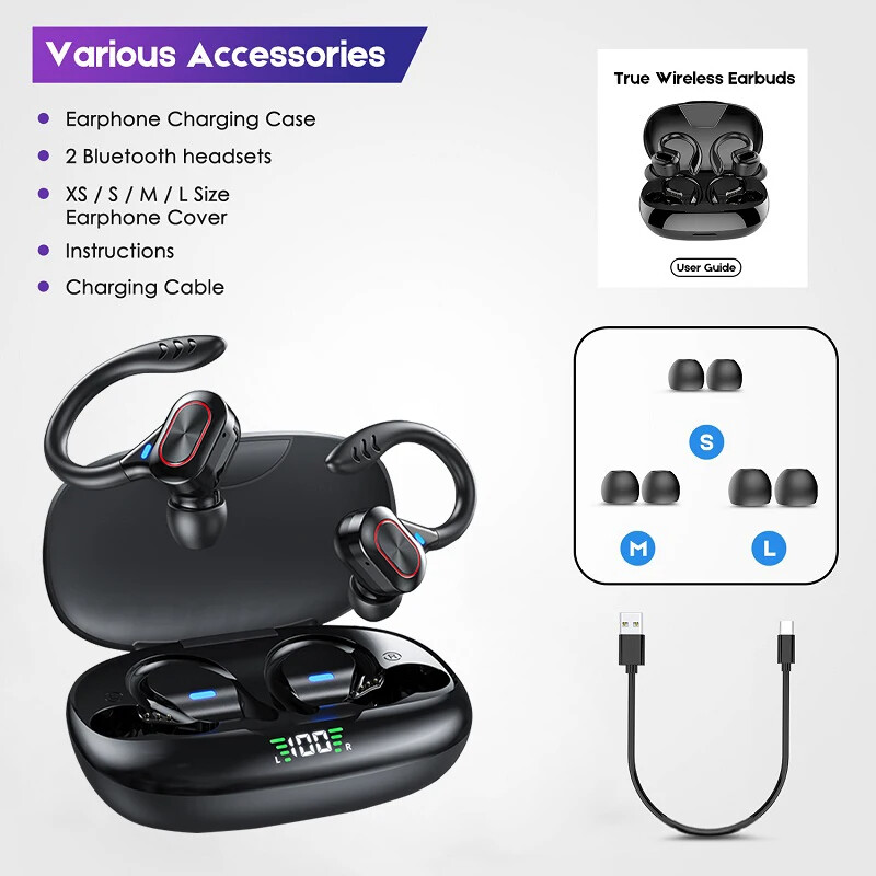 For Samsung Galaxy S23 S22 S21 S20 S10 S9 Wireless Earbuds Bluetooth ...