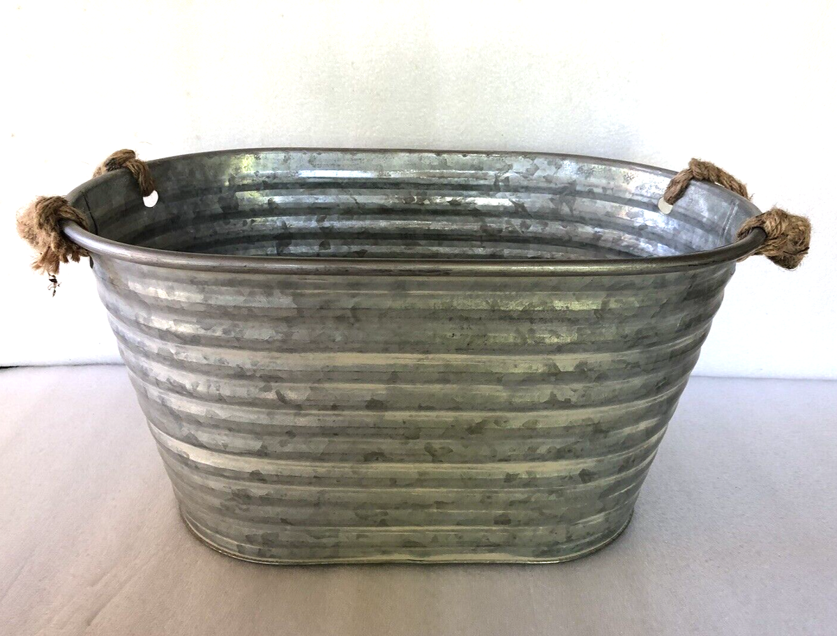 Oval Metal Bucket Galvanized Seaway® Galvanized Steel Oval Mop Bucket