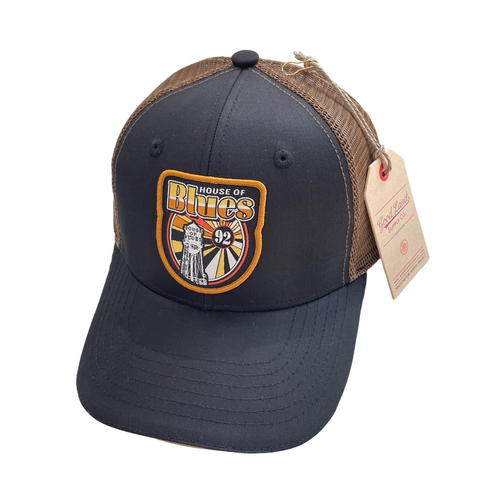 Good Land Supply Co House of Blues Trucker Hat OSFA Mesh Adjustable ...