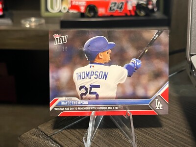 2023 MLB Topps NOW Card #27 Trayce Thompson Red Parallel /10 LA Dodgers ...