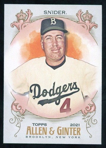 2021 Topps Allen & Ginter Duke Snider Dodgers #88 | eBay