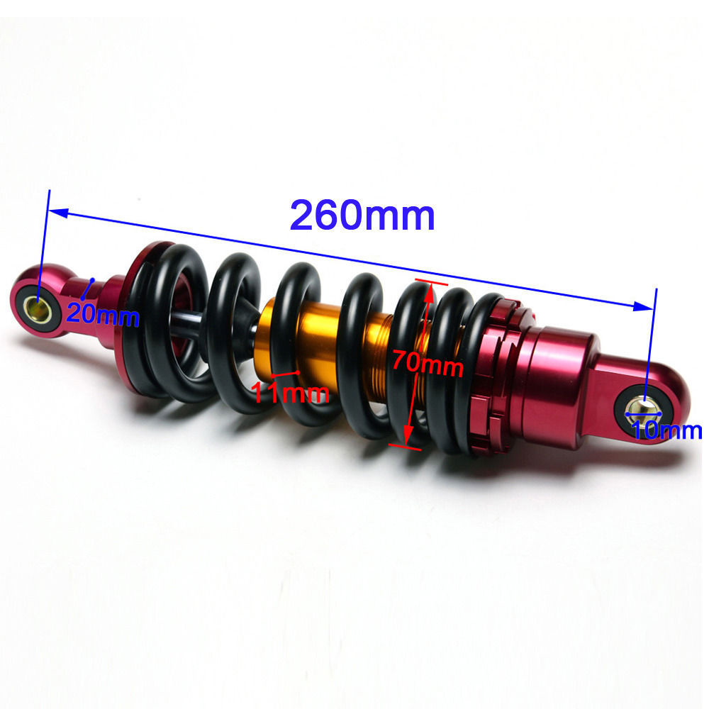 260mm 10" Rear Shock Absorber 110cc 125CC 140 150CC for QUAD DIRT BIKE ...