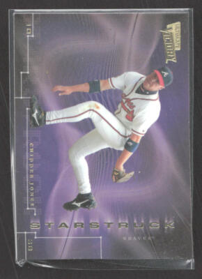 2000 Upper Deck Ultimate Victory Chipper Jones Starstruck #S6 Atlanta ...