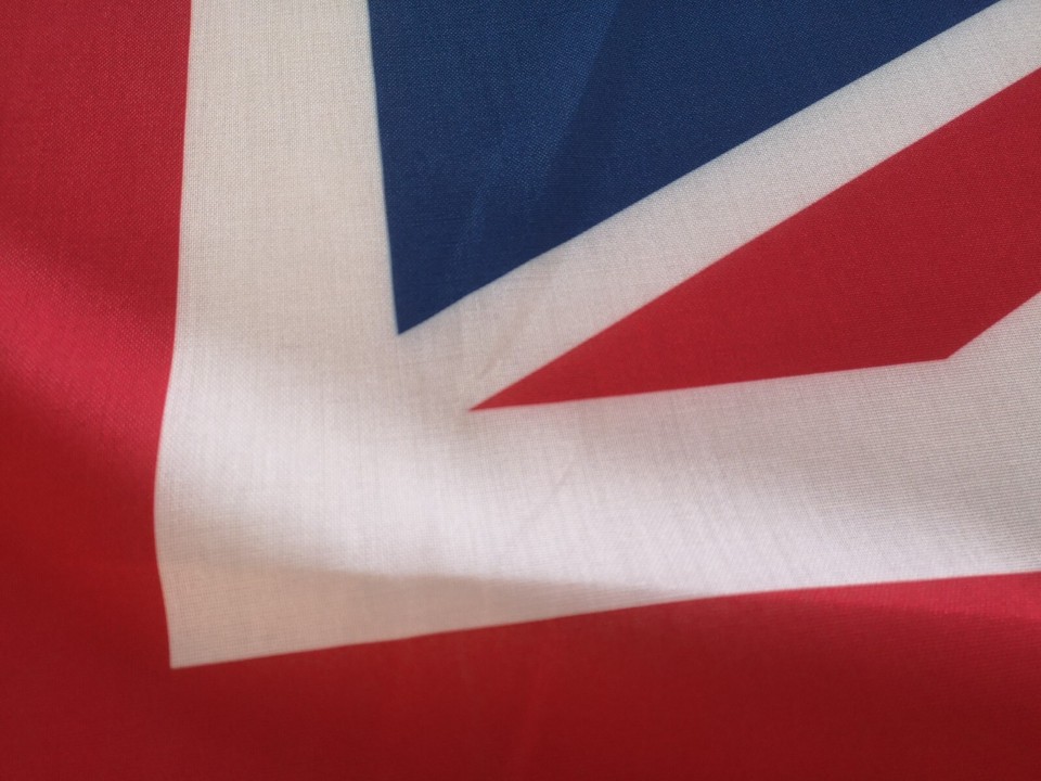 2yd Union Jack flag MoD approved Dye sublimated woven fabric GB UK made ...