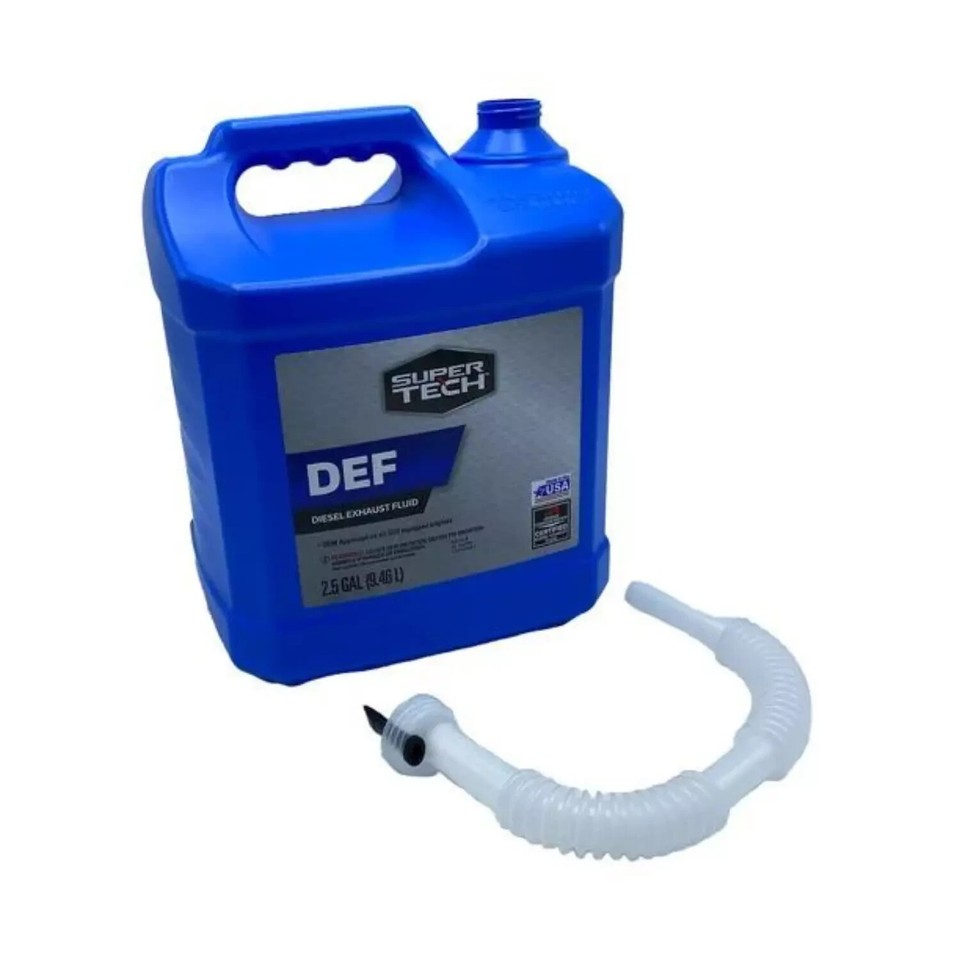 Super Tech DEF Diesel Exhaust Fluid, mad in the USA 9.46 L 2.5 Gallon ...
