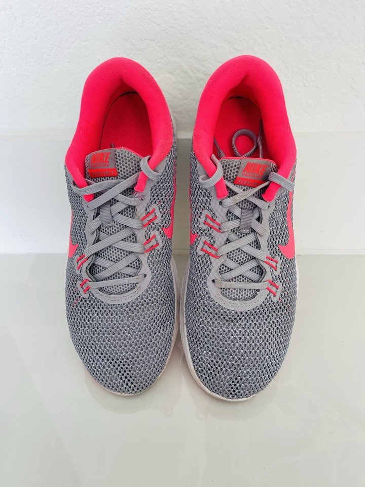 Nike Women’s Flex Trainer 7 Wolf Gray/Racer Pink 8.5 | eBay