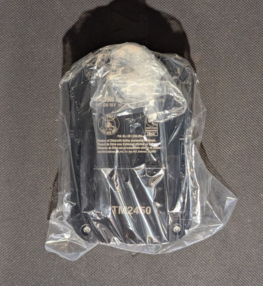 RIDGID 18V - (2) 2.0Ah Lithium-Ion Batteries and Charger (R86093) •NEW ...