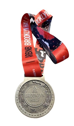 2017 Brooklyn Half Marathon New York City NYC Run Finisher Race Medal ...