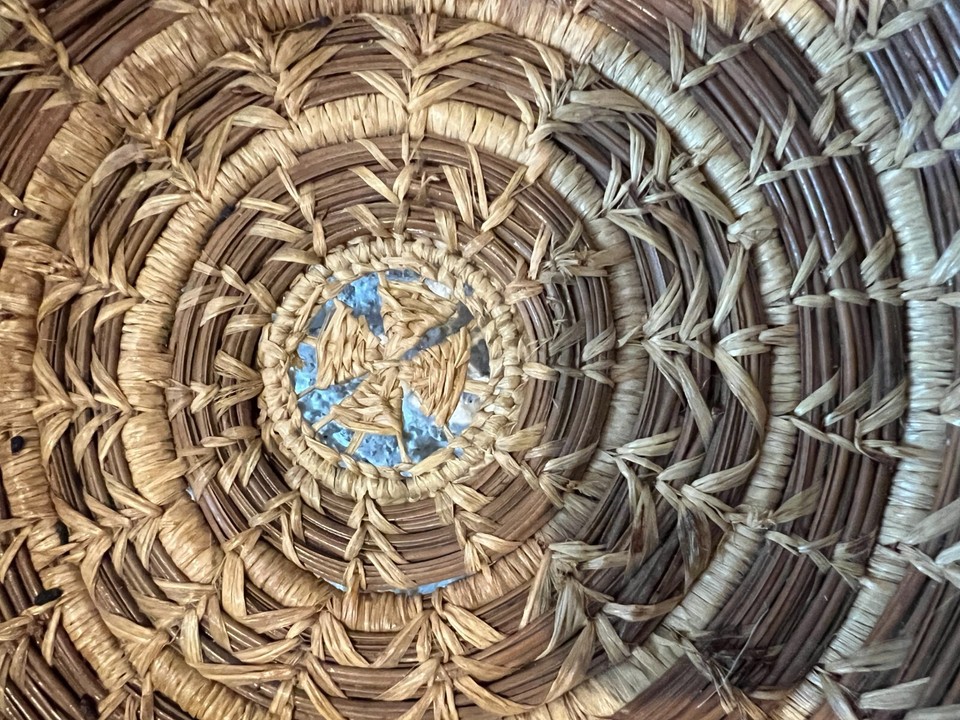 Beautiful Antique Native American Indian Handmade Coushatta Pine needle ...