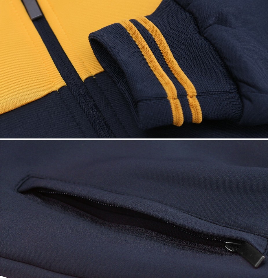 Maximos USA Men's Stylish Lightweight Multi Pocket Mesh Track Bomber ...