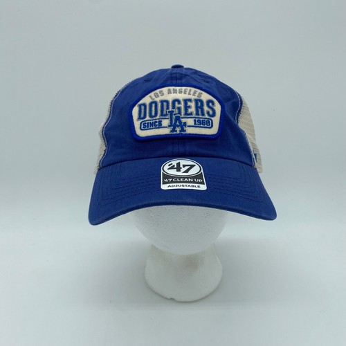 '47 Brand Clean Up Los Angeles Dodgers MLB Snapback Hat Cap Blue ...