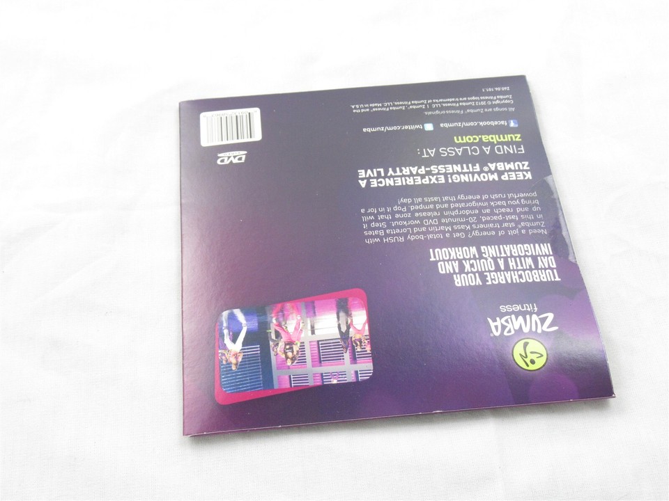 Zumba Fitness Exhilarate Body Shaping System Rush (REPLACEMENT DVD DISK) | eBay