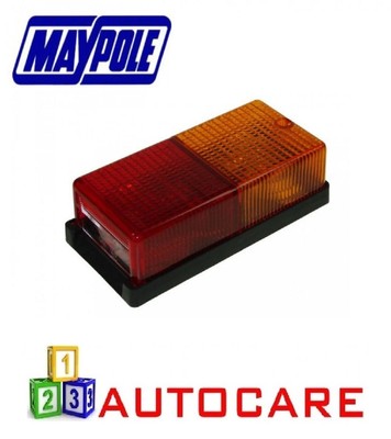 Maypole Rectanglar Combination Rear Lamp 12V Trailer Caravan | eBay UK
