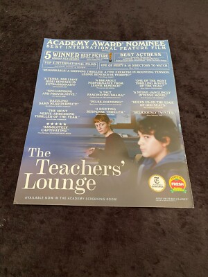 THE TEACHERS' LOUNGE 2024 Oscar ad Leonie Benesch & KILLERS OF THE ...