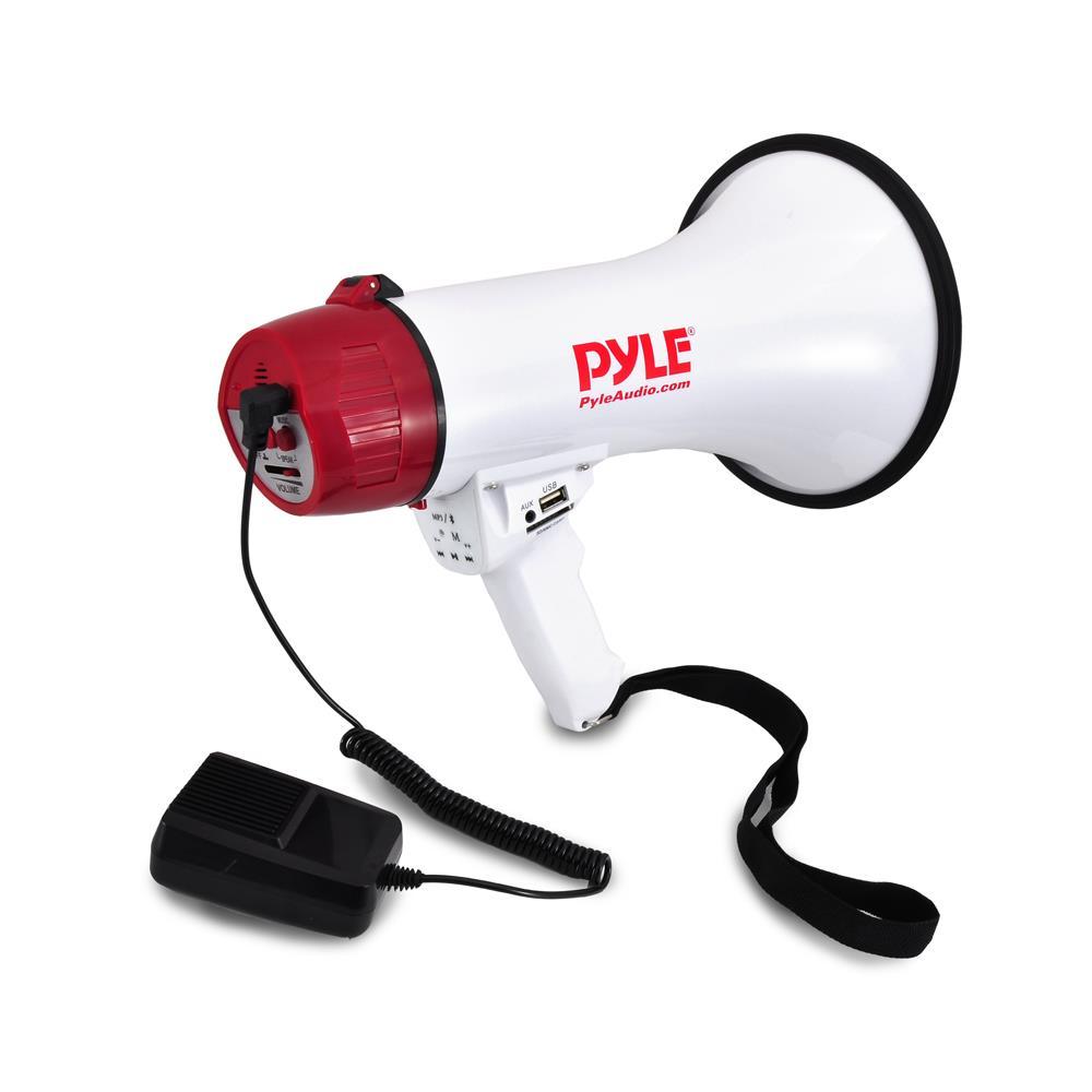 Mégaphone Pyle PMP42BT de Poche SD Carte Bluetooth USB Jack 3,5 MM Aux ...