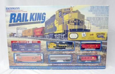 New Unopened Bachmann HO Rail King 130 Piece Electric Model Railroad ...