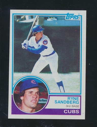 1983 Topps - #83 Ryne Sandberg Chicago Cubs HOF RC NM or Better | eBay