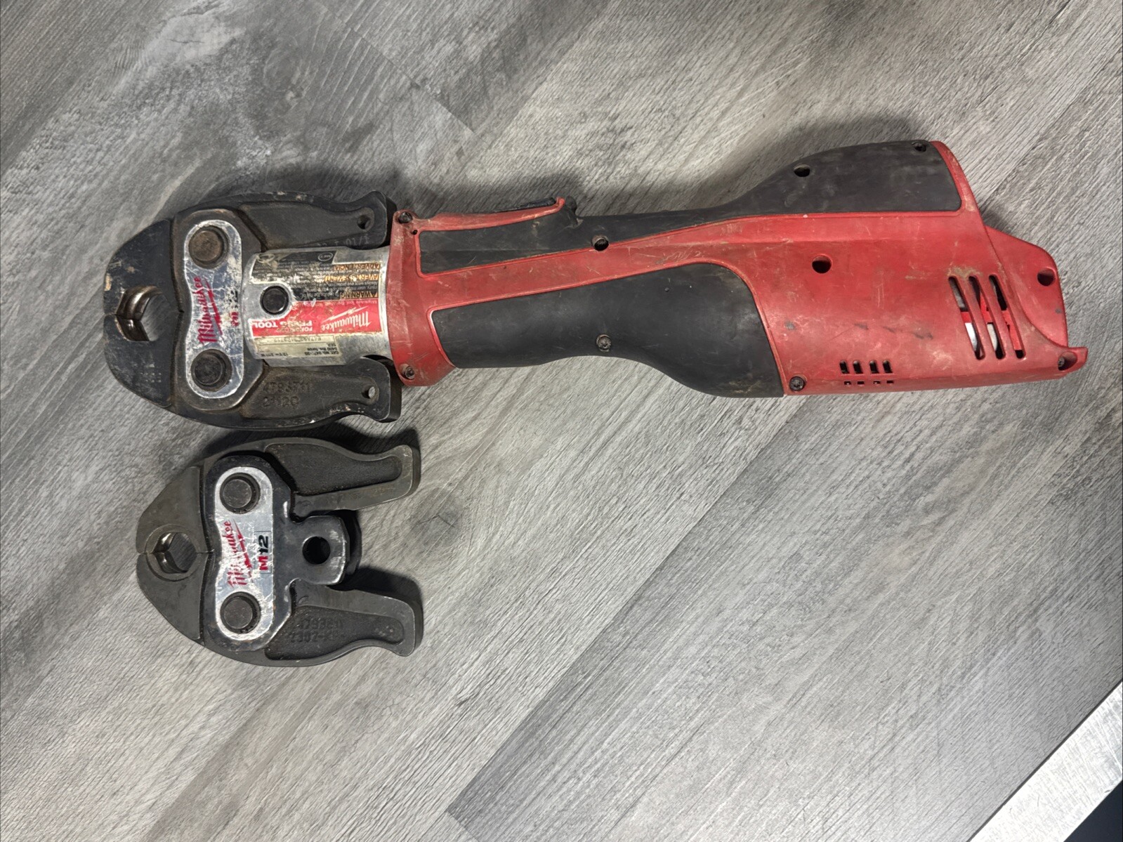 Milwaukee 2473-20 M12 Force Logic Press Tool 1/2” & 3/4” Jaws. | eBay