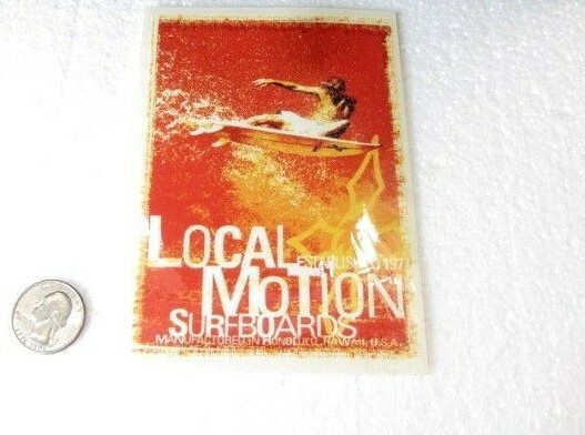 LOCAL MOTION STICKER Local motion surfboards made in Hawaii | eBay
