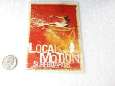 LOCAL MOTION STICKER Local motion surfboards made in Hawaii | eBay