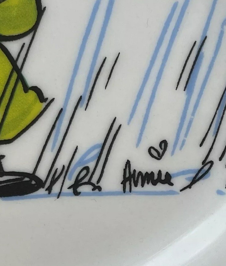 Royal Norfolk Plate Dear God When It Rains Are You Sad? | eBay
