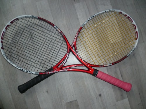 LOT 2 RAQUETTES TENNIS HEAD RAPTOR MP RED YOUTEK MANCHE 0 | eBay
