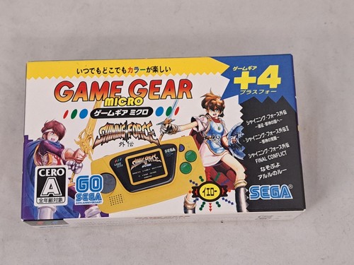 Sega Game Gear Micro Mini yellow 4 collection Games Preloaded Japan ...
