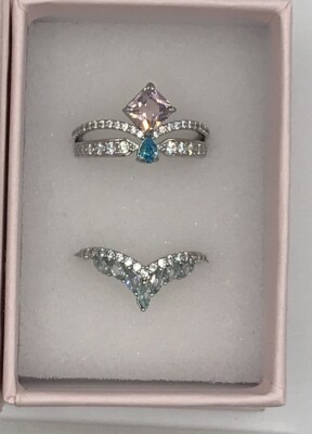 Bomb Party Reign Princess Collection Royalty Abound Ring Sz 9 NEW | eBay