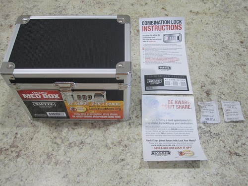 Vaultz Security Box With Keyless Security Combination Lock Med Lock Box ...