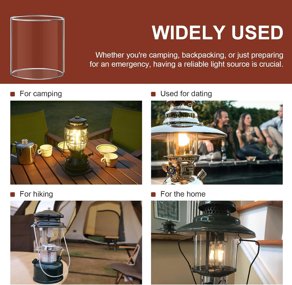 Glass Globe for Dual Fuel Lanterns Replacement - Compatible with ...