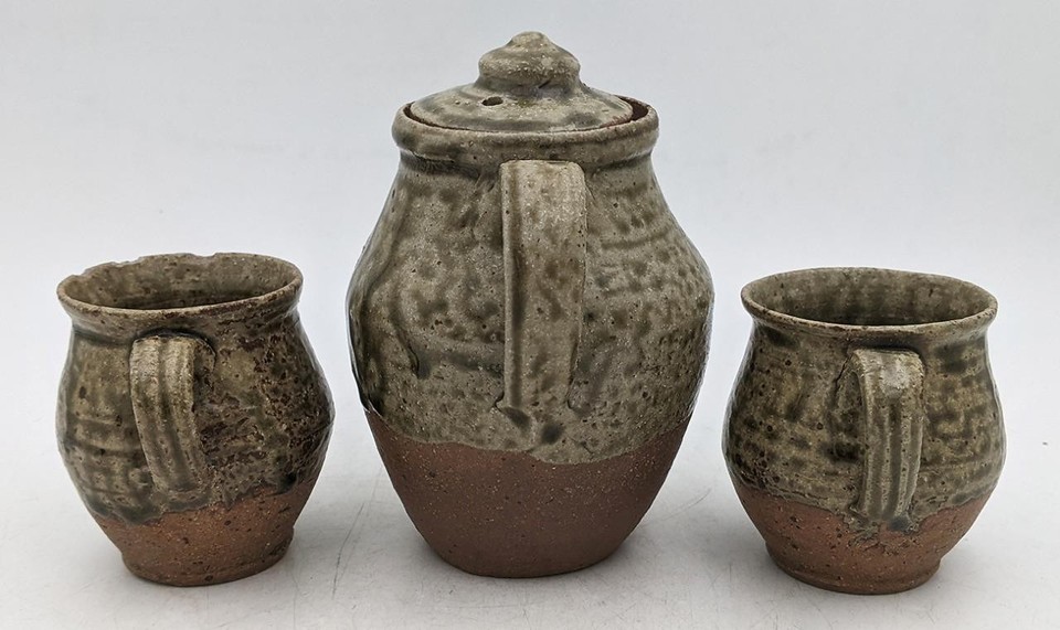 MICHAEL BUCKLAND GREEN DENE OXSHOTT COLLECTION STUDIO POTTERY TEAPOT ...