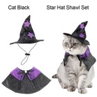 Halloween Pet Costume Cat Wizard Costume Funny Wizard Cat Clothes M4J5 ...