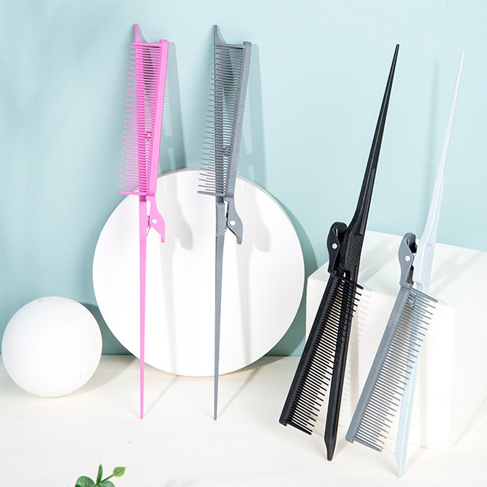3 Pcs Hair Stylist Carbon Fiber Rat Tail Combs For Hair Sectioning ...