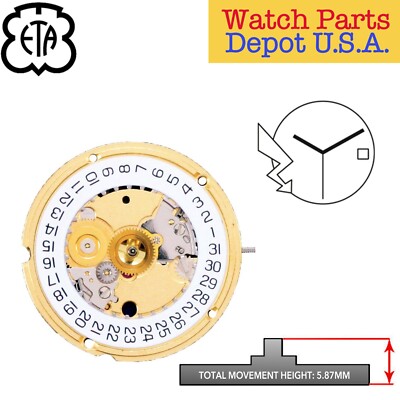 Genuine ETA 956.612 Swiss Made Quartz Movement - NEW! | eBay