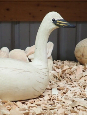 2006 Jimmy Bowden Chincoteague Virginia Miniature Swan | eBay