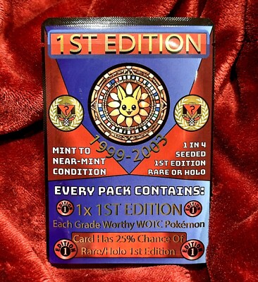 🔥 1ST EDITION PACK: WOTC Vintage Pokémon | NM-Mint | GRADE-WORTHY ...