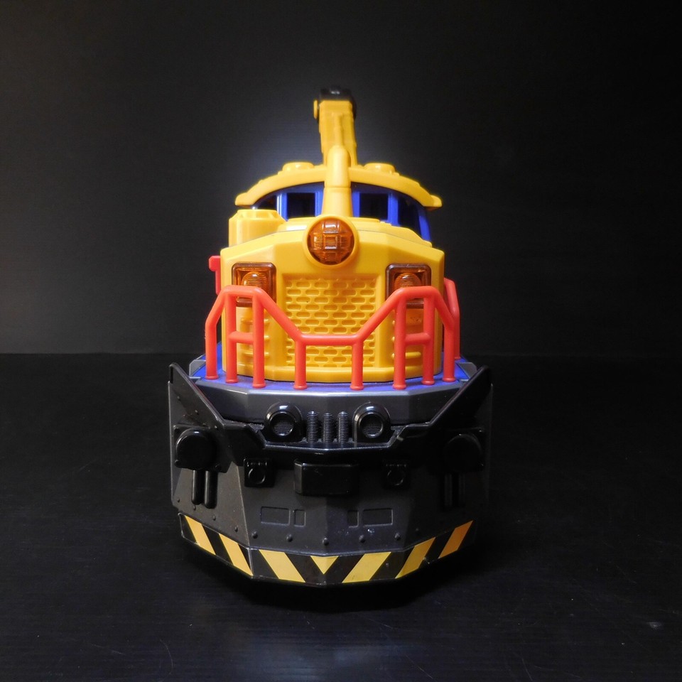 N9485 Lokomotive Zug Express Cargo 7502 -blau Grau Gelb Toy Carrefour ...