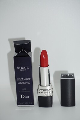 Dior Rouge Dior Couture Colour Voluptuous Care Couleur ~ 869 Rouge ...