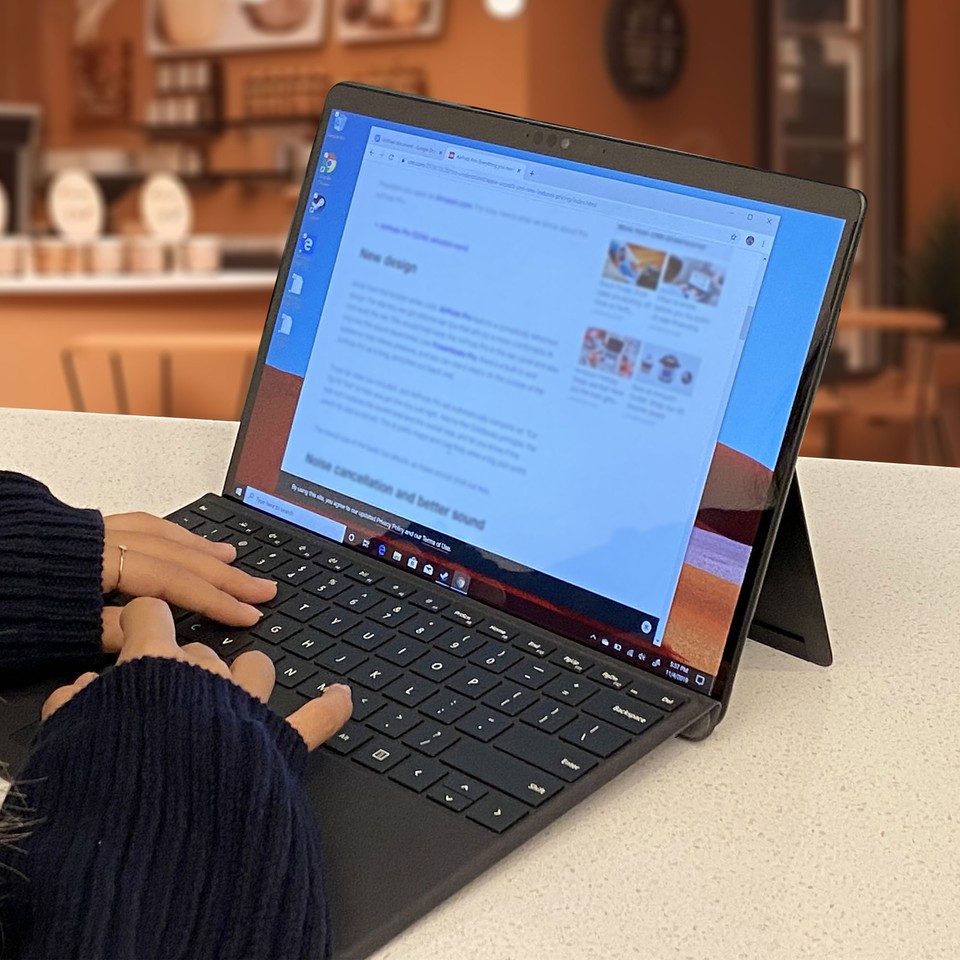Microsoft Surface Pro X Business Keyboard, QJX-00001 (Black) | eBay