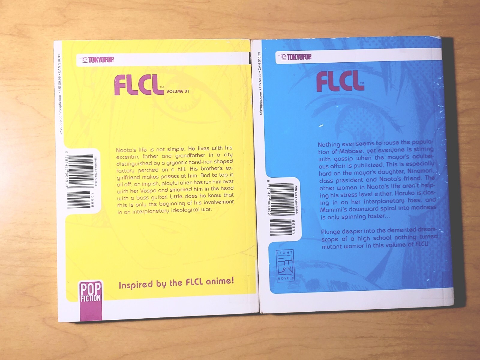 FLCL Light Novel vol. 1 & 2 by Yoji Enokido (2008 Toykopop English ...