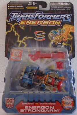 Transformers Energon Strongarm Jeep Omnicon Blue Grey Repaint Autobot ...