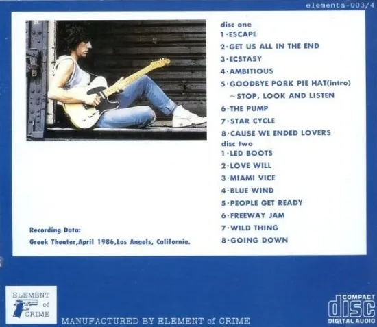 JEFF BECK/ ECSTASY HERO (2CD) NEW | eBay