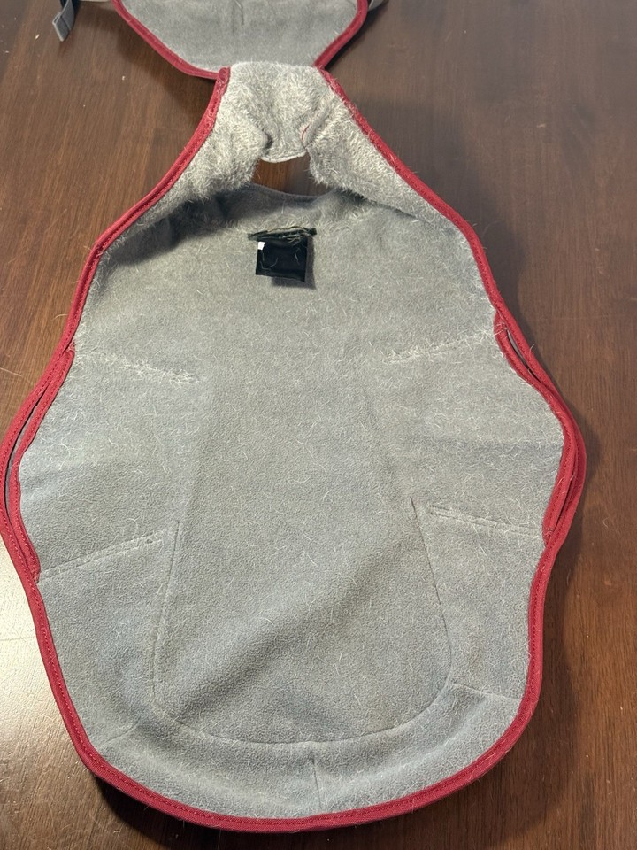 Ruffwear Weather and Abrasion Resistant Fleece Lined Dog Overcoat Red ...