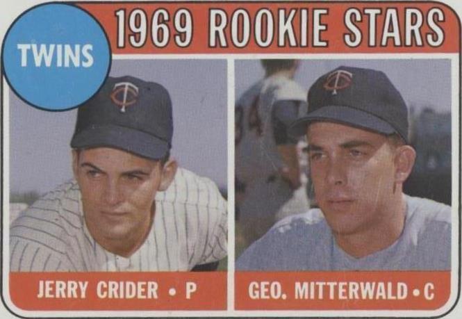 1969 Topps - 1969 Rookie Stars George Mitterwald, Jerry Crider #491 ...