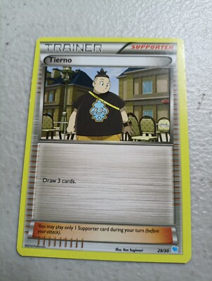 Pokémon TCG Tierno Trainer 29/30 2016 | eBay