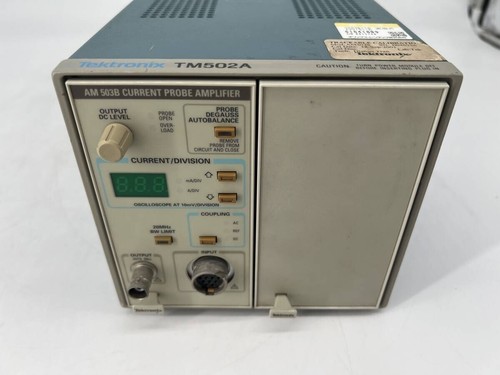 Tektronix AM503B CURRENT PROBE ANPLIFER + TM502A DUAL-BAY MAINFRAME ...