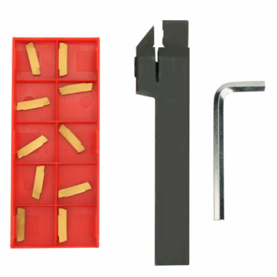 MGEHR1616-2 Grooving Parting Holder Cut-Off Tool Holder+10pc MGMN200-G ...