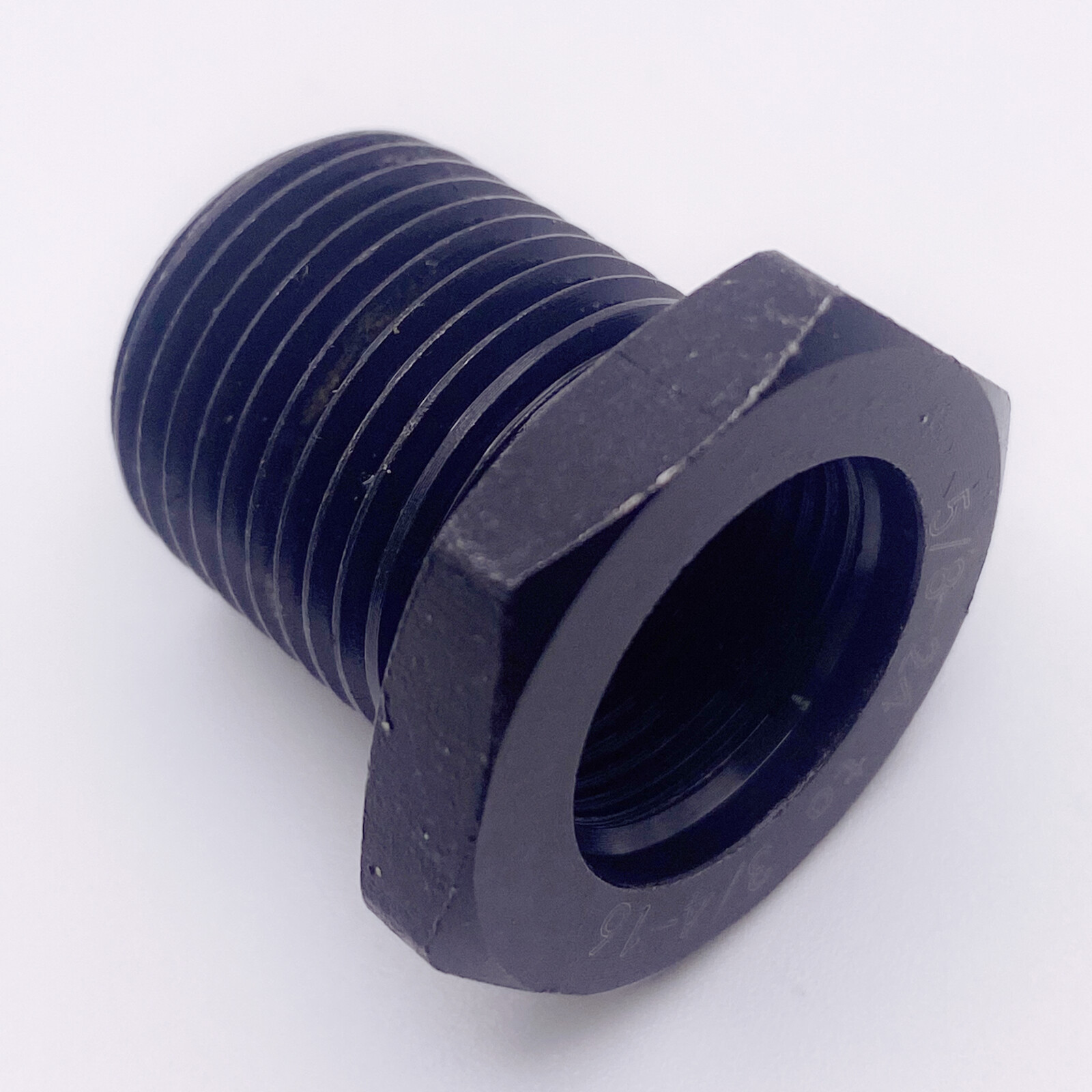 Female 5/8x24 to 3/4X16 Male Muzzle Thread Adapter Black Steel And ...