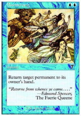 Boomerang ~ Moderately Played 7th Edition Seventh MTG Magic UltimateMTG ...