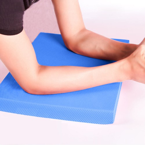TPE Balance Pad Non-Slip Stability Trainer Pad Yoga Mat Thickened (Blue ...